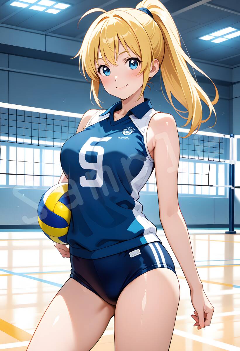 Yahoo!オークション - A233 オリジナル 一点もの 金髪 バレーボール ユ...