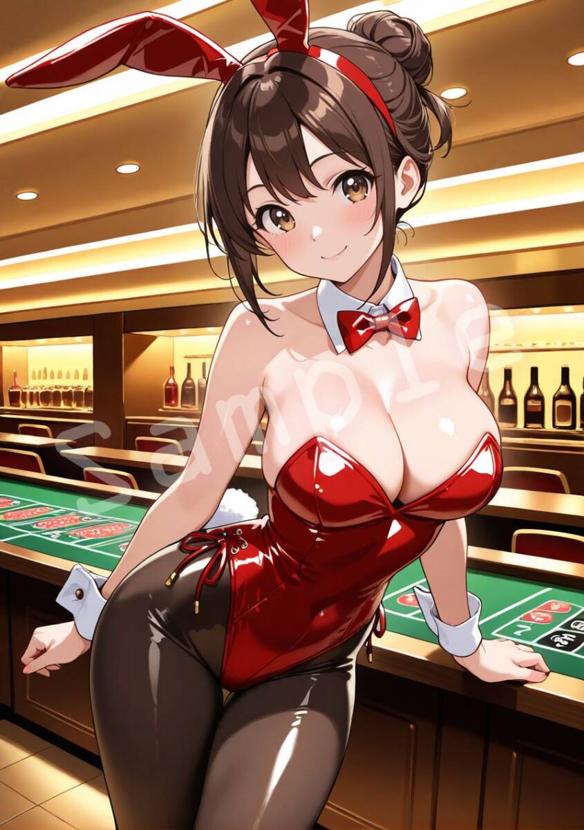 Yahoo!オークション - A394 オリジナル 茶髪 お団子 バニーガール ユニ...