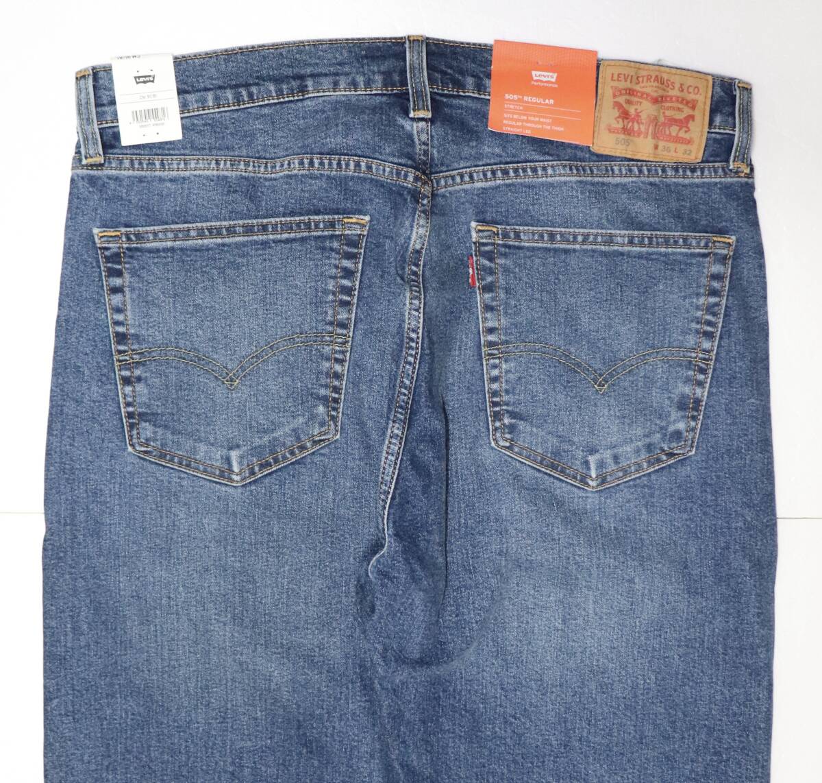 Yahoo!オークション - 新品 リーバイス 00505-2873 W36 L32 505 レギュ...