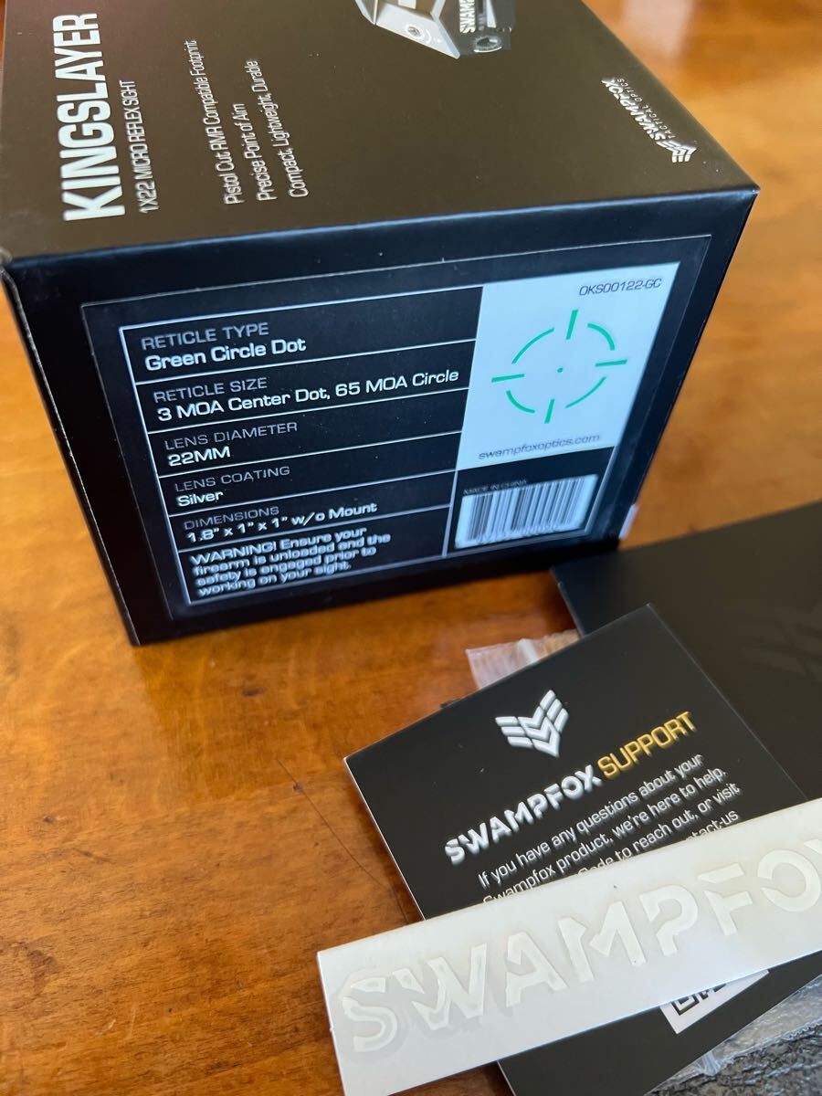 Yahoo!オークション - 実物 swampfox kingslayer キングスレイヤー グ...