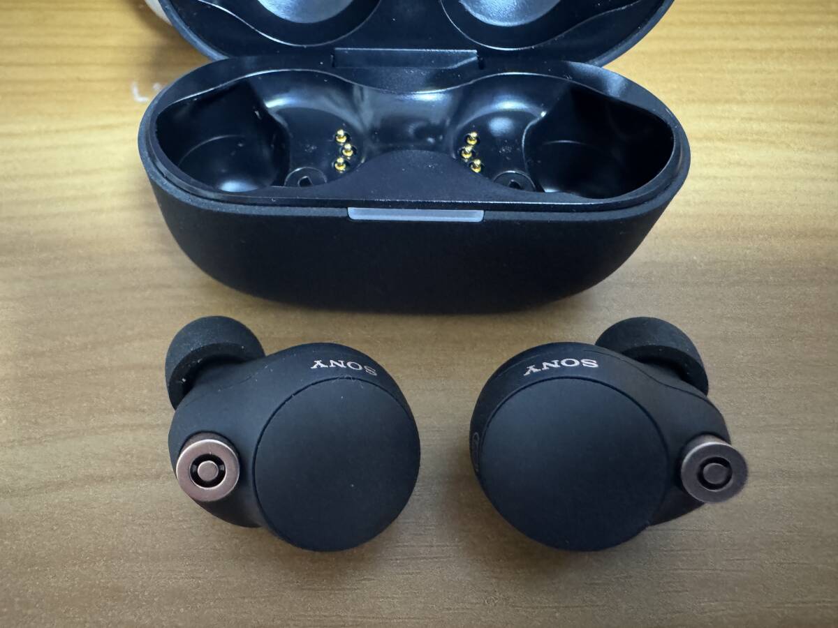 バッテリー純正新品交換済 SONY WF-1000XM4 ブラック ワイヤレス バッテリー純正新品交換済 SONY WF-1000XM4 ブラック ワイヤレス