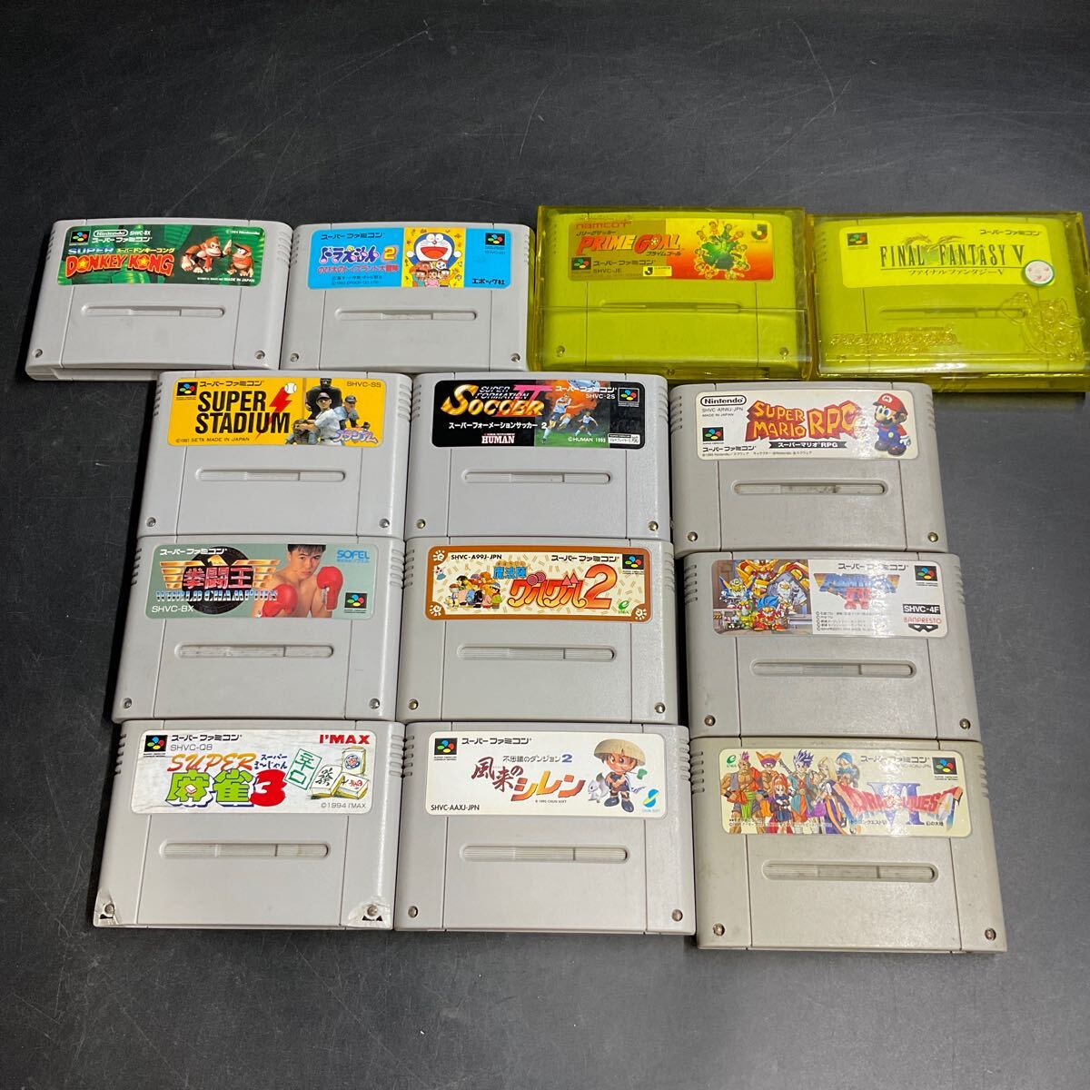 Yahoo!オークション - F03/ スーパーファミコン ソフト カセット まと...