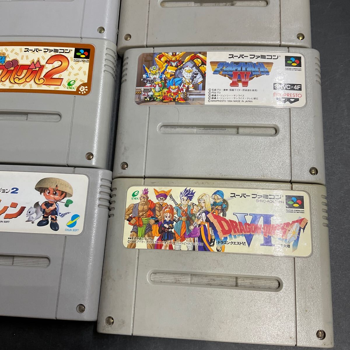 Yahoo!オークション - F03/ スーパーファミコン ソフト カセット まと...