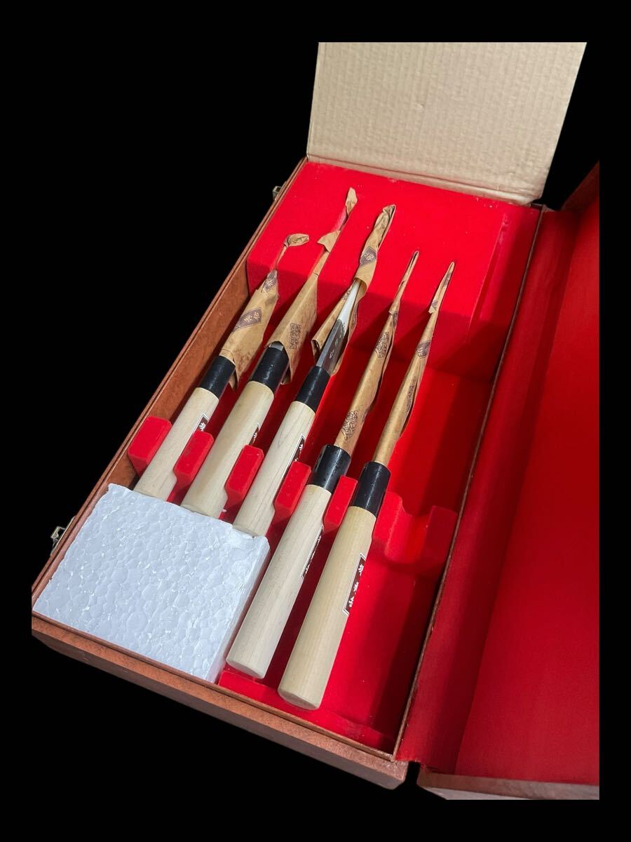 Yahoo!オークション - E06/未使用 保管品 本鍛錬 堺 秀岳 在銘 和包丁 ...