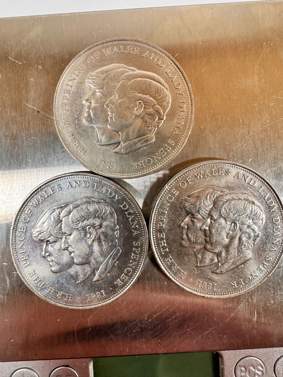 ダイアナ硬貨 英国王室チャールズ皇太子 結婚記念コイン 1981年 硬貨 イギリス 1981. DGREGFD ELIZABETH || H.R.H.THE PRINCE 85g(ヨーロッパ ...