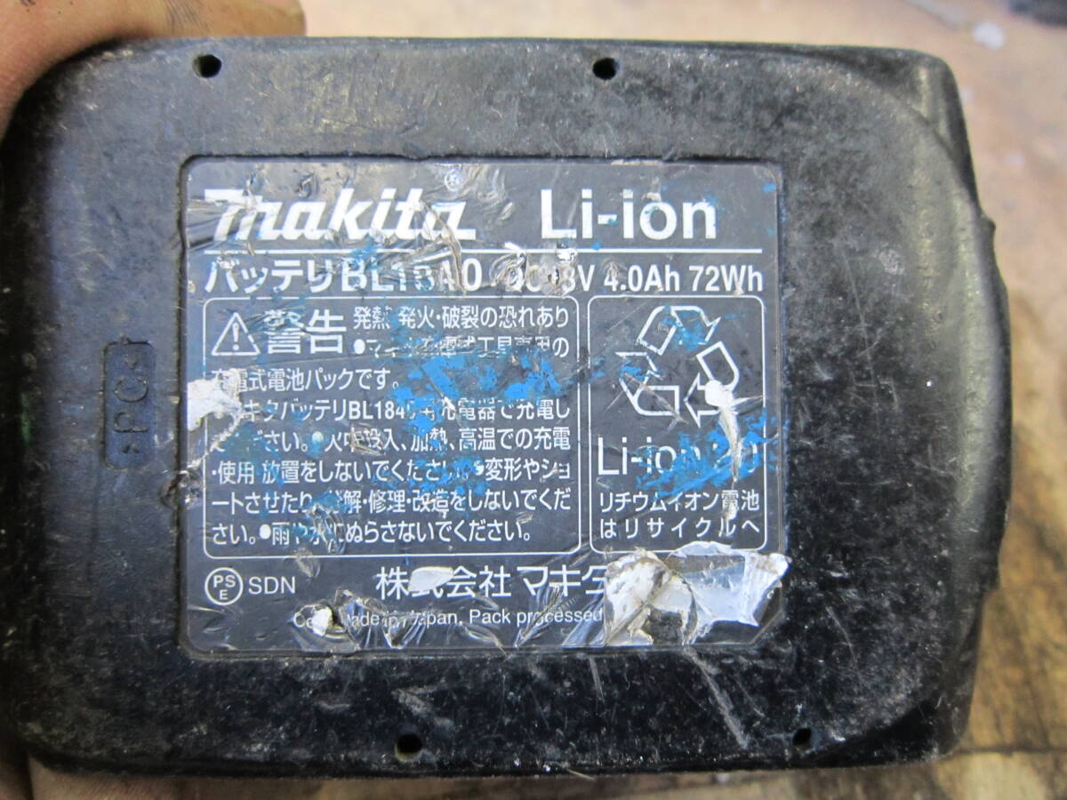 Yahoo!オークション - k5579 マキタ BL1860B 18V