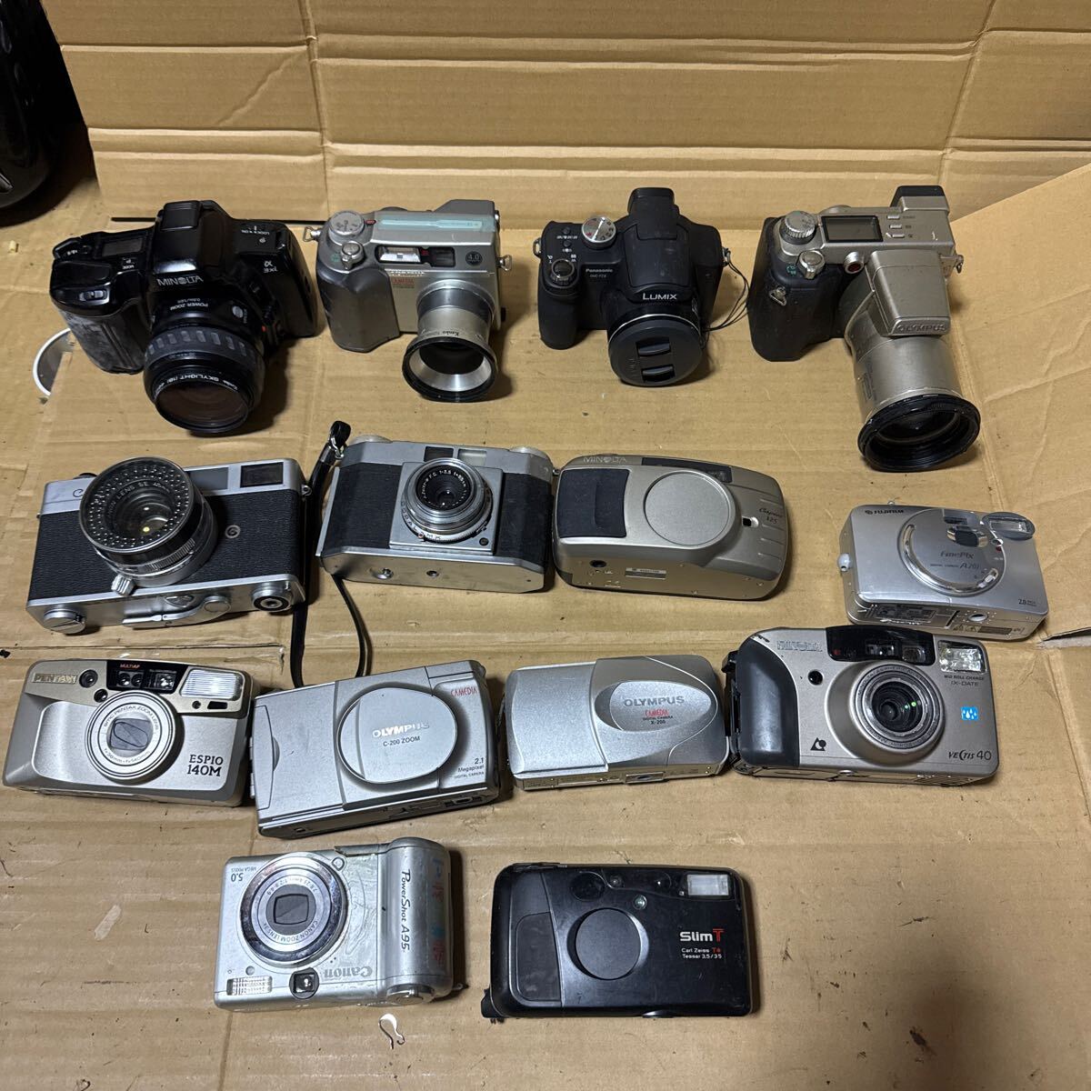 Yahoo!オークション - あ-8120）カメラ 色々メーカー まとめ 14台セッ...