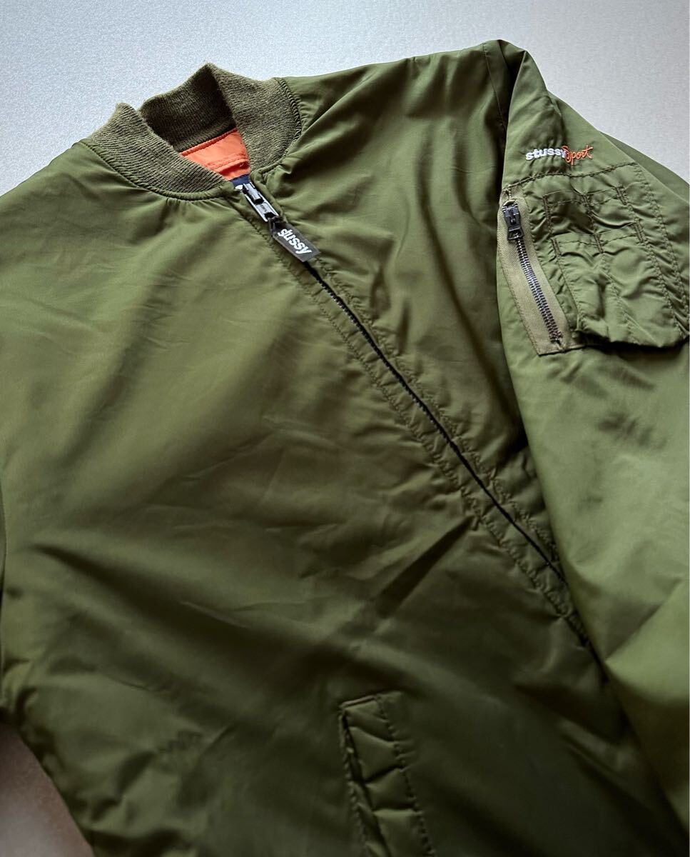 レア 90s USA製 STUSSY SPIEWAK MA-1 BOMBER JACKET OLD VINTAGE レア 90s USA製 STUSSY SPIEWAK MA-1 BOMBER JACKET OLD VINTAGE