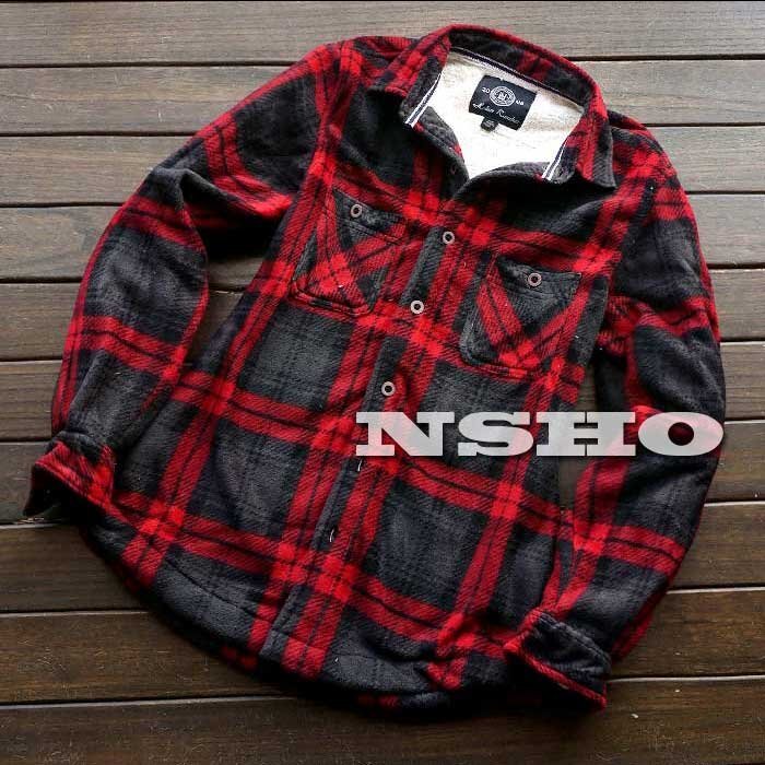 Yahoo!オークション - 3249【2XL】EU発 RULUN 高級 メンズ 裏ボア プレ...