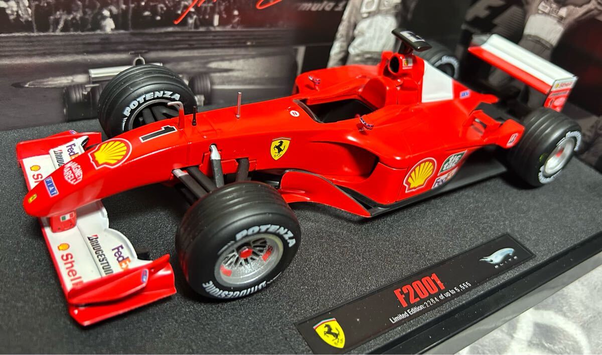 Yahoo!オークション - 1/18 マテル ホットウィール フェラーリ F2001 ...