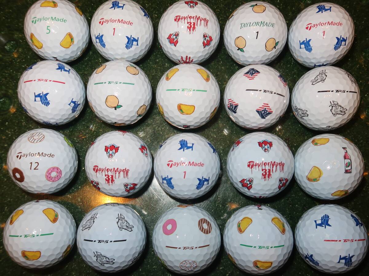 Yahoo!オークション - ロストボール テーラーメイド TP5 PIX ミックス ...