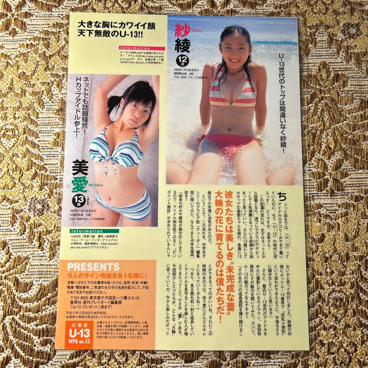 Yahoo!オークション - 極稀少 B5両面ラミネート加工ポスター 紗綾（12...