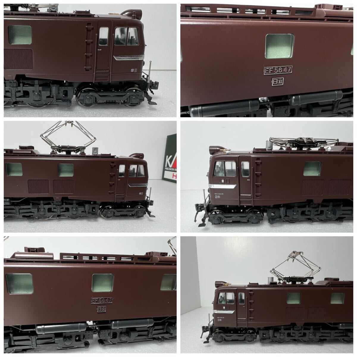 Yahoo!オークション - KATO 1-302 EF58 大窓 茶色 電気機関車 HOゲージ...