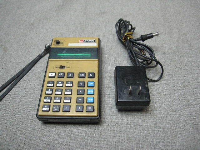 Yahoo!オークション - 【G-2】SHARP 電卓 計算機 昭和レトロ シャープ ...