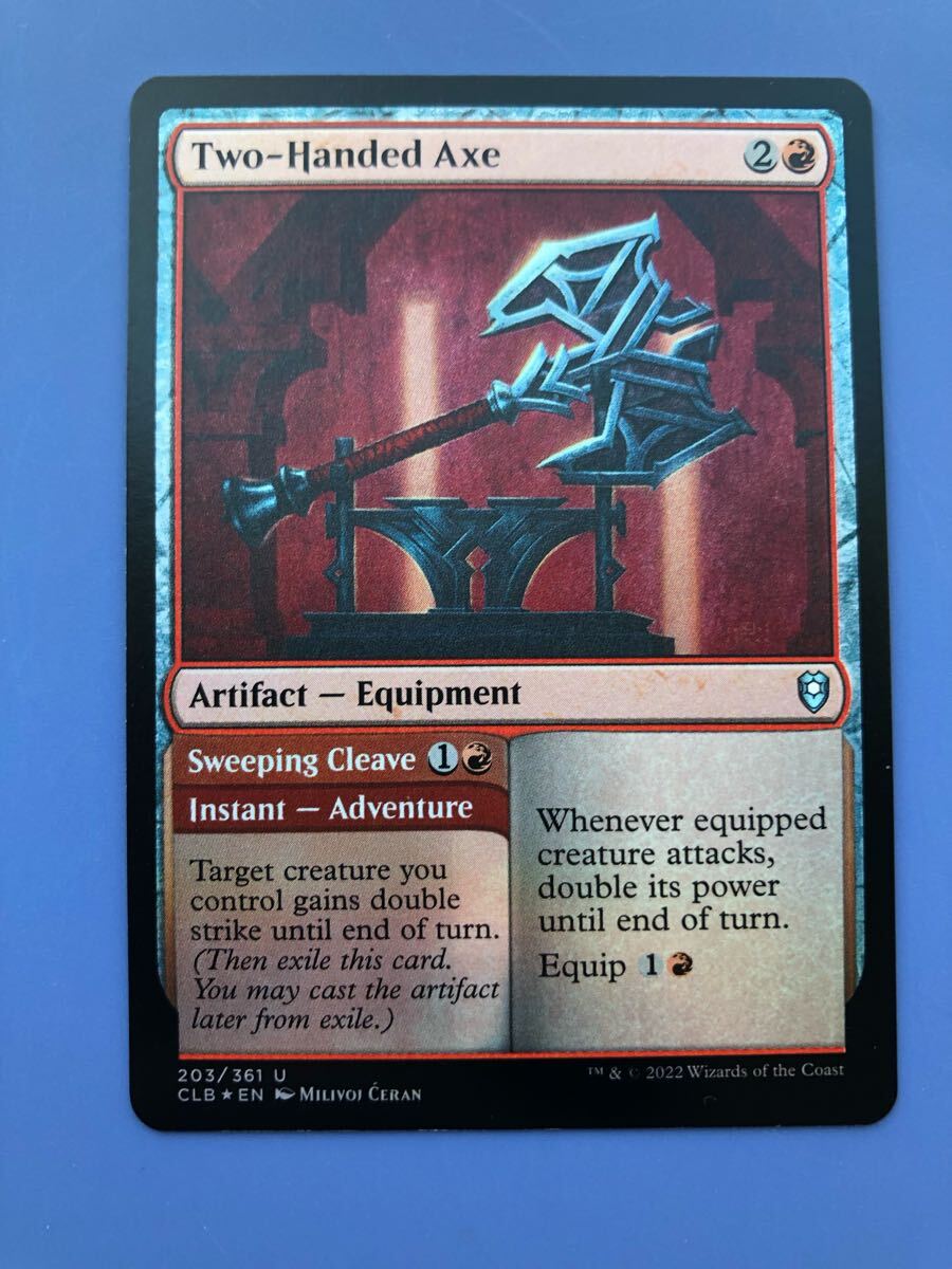 Yahoo!オークション - 【AG-MTG】【Foil】(203)《両手斧/Two-Handed Ax...