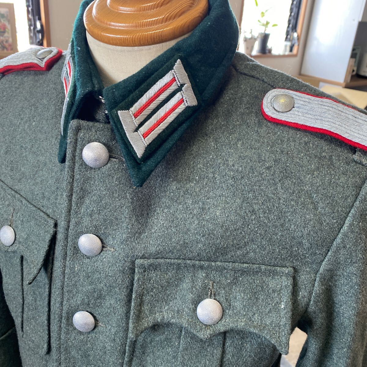 Yahoo!オークション - ドイツ陸軍砲兵少尉制服上下