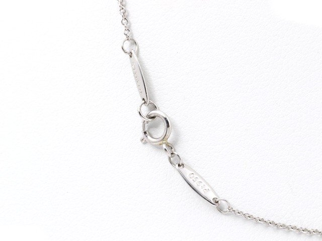 【樂淘letao】日本代購代標第一品牌－美品 ティファニー TIFFANY&Co. ネックレス ダイヤ 枠込み4.4mm バイザヤード Pt950 プラチナ レディース 7A