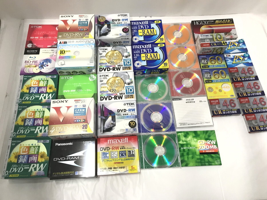 Yahoo!オークション - FUZ 【現状渡し品】 記録用メディア まとめ売り ...