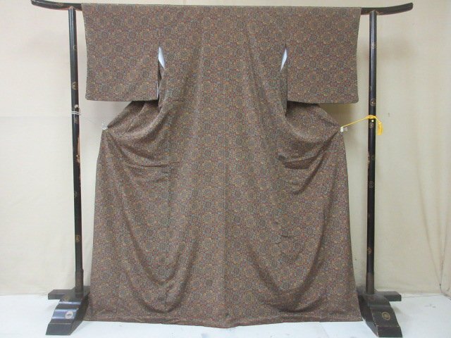 Yahoo!オークション - 1円 良品 正絹 着物 小紋 和装 和服 オリエンタ...