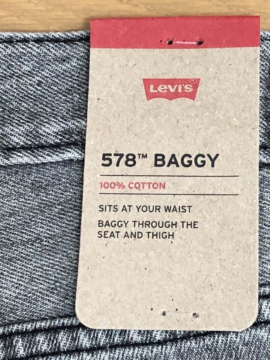 Levi's 578 BAGGY GRAY STONEWASH W34 L30 Levi's 578 BAGGY GRAY STONEWASH W34 L30