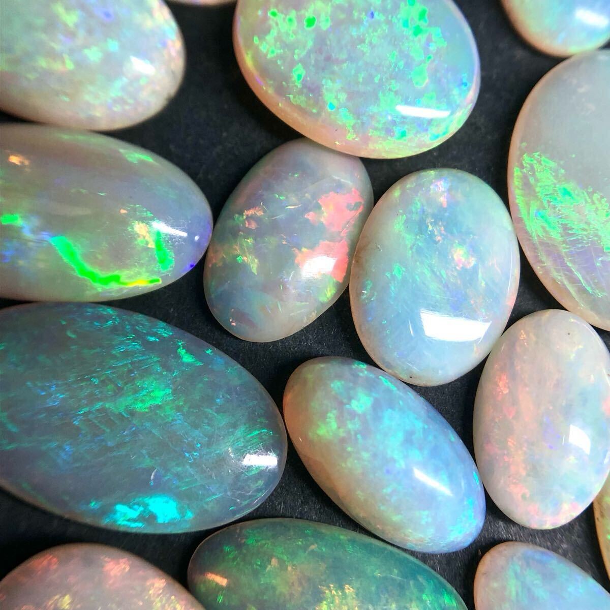 Yahoo!オークション - 1円〜 遊色効果 （天然オパールおまとめ100.5ct...