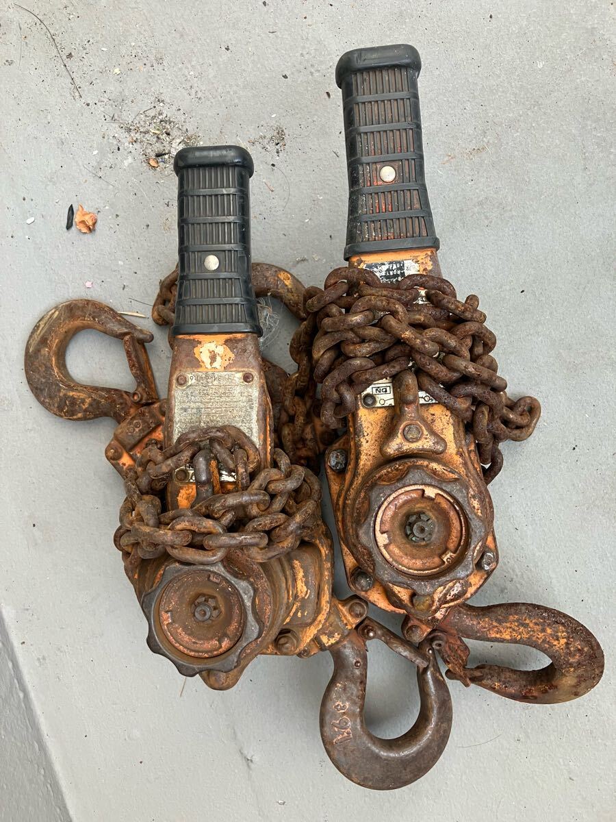 Yahoo!オークション - キトー レバーブロック 1.6t 2個セット②