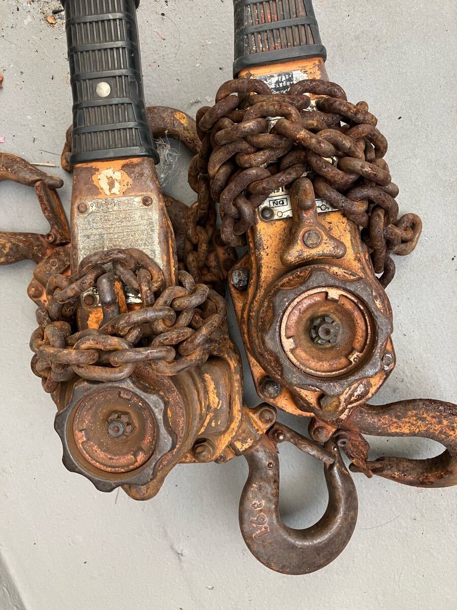 Yahoo!オークション - キトー レバーブロック 1.6t 2個セット②