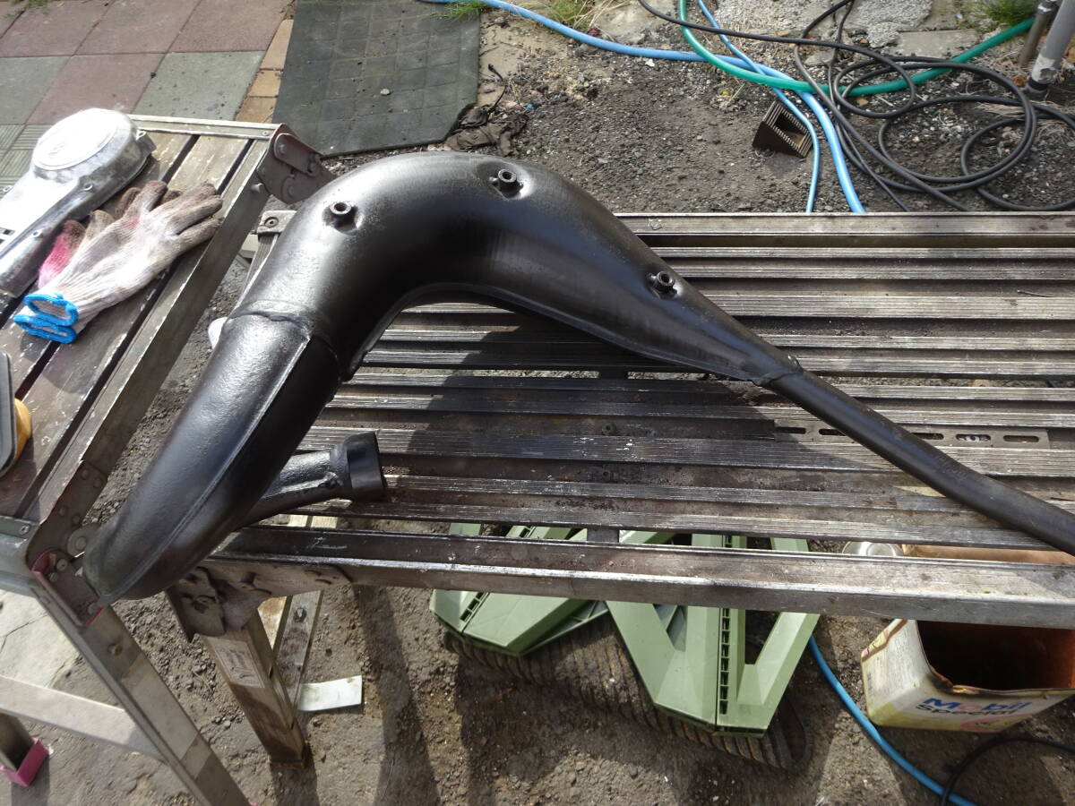 Yahoo!オークション - YZ80 22W マフラー 錆穴無し ジャンク