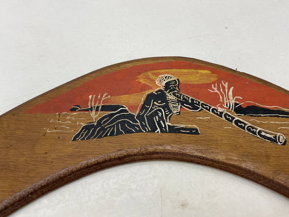 Yahoo!オークション - 【P-1-R12】 オーストラリア ブーメラン 木製 オ...