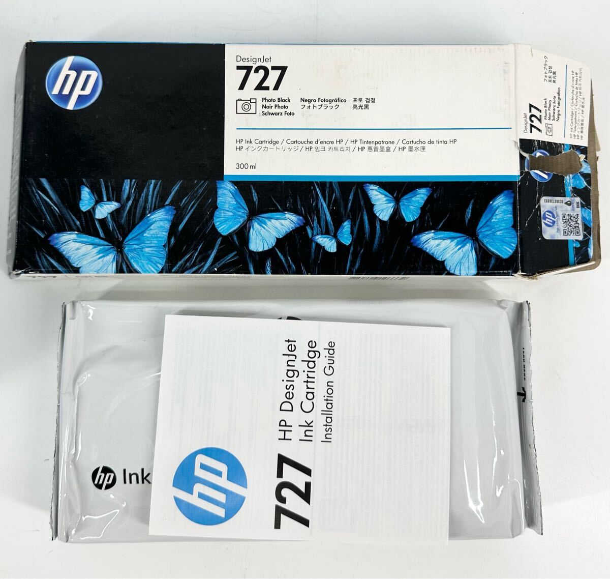 Yahoo!オークション - 【未使用】 hp 純正インクカートリッジ 727 727B...