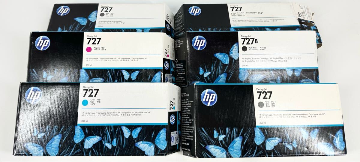 Yahoo!オークション - 【未使用】 hp 純正インクカートリッジ 727 727B...