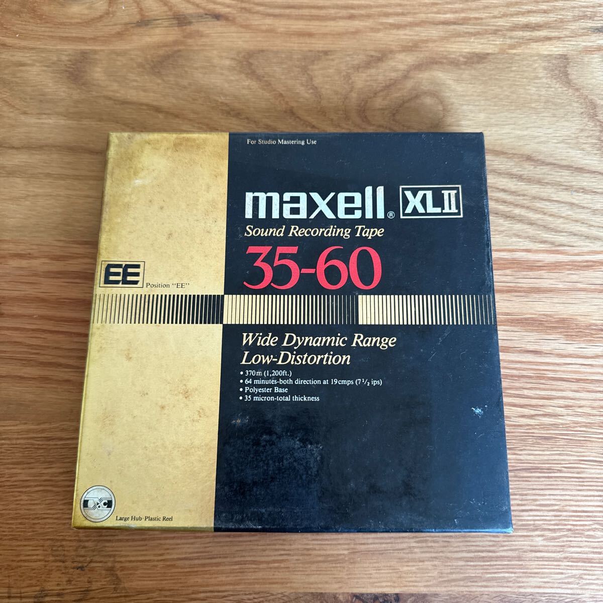 Yahoo!オークション - 3 maxell オープンリールテープ 中古 未確認 即...