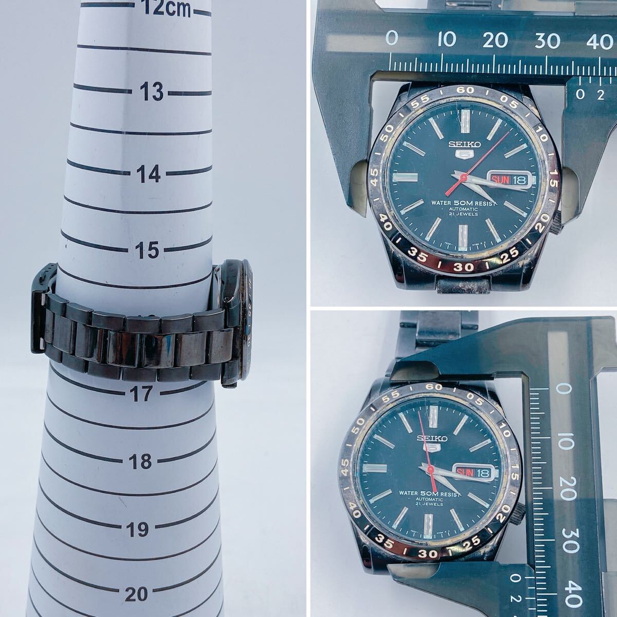 Yahoo!オークション - 1F246 SEIKO セイコー 腕時計 時計 WATER 50M RE...