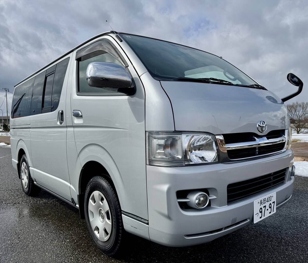 Yahoo!オークション - 車検1年付 4WD ハイエース スーパーGL 2500ディ...