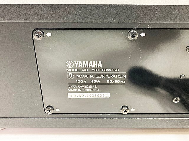 Yahoo!オークション - ∞ YAMAHA ヤマハ サブウーファー YST-FSW150 本...