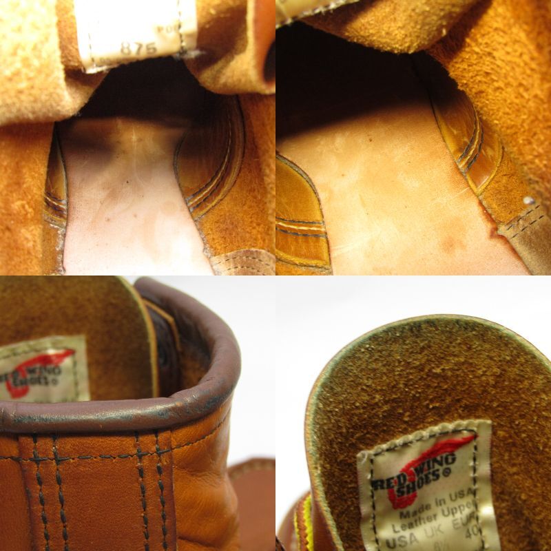 Yahoo!オークション - REDWING レッドウィング US7.5D 25.5cm モックト...