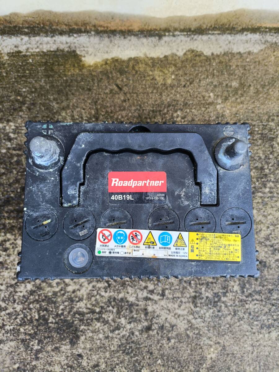 Yahoo!オークション - 【動作確認済み】カーバッテリー 40B19L Roadpar...