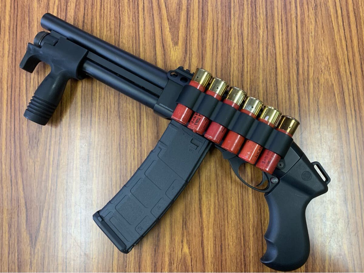 Yahoo!オークション - GE M870カスタム シェルマガジン6本 ガスショッ...