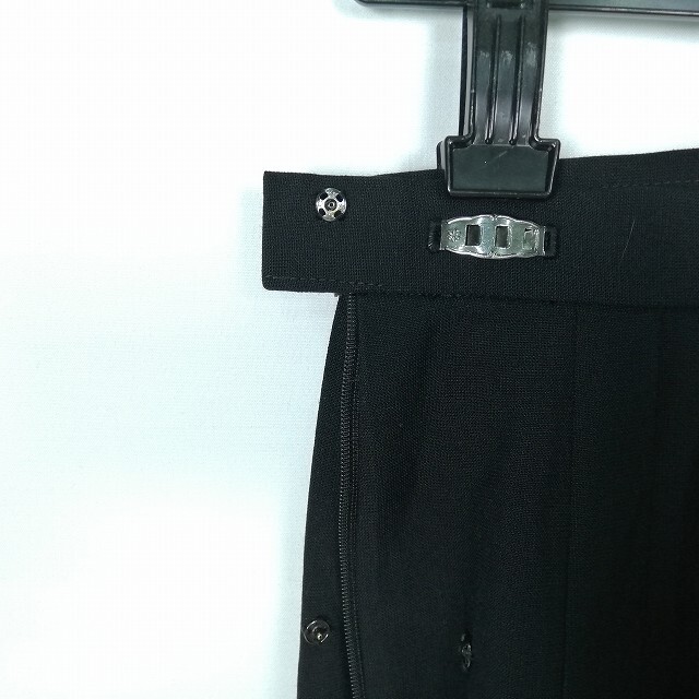 Yahoo!オークション - 1円 スクールスカート 夏物 w63-丈60 黒 中学 高...