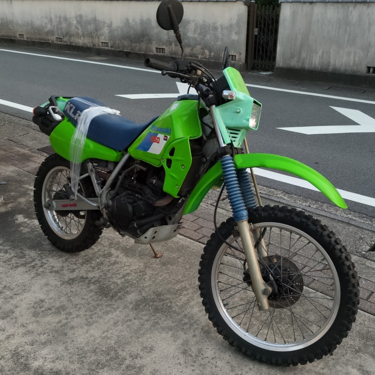 Yahoo!オークション - カワサキ KL250R 実走行18 700km 書類な...