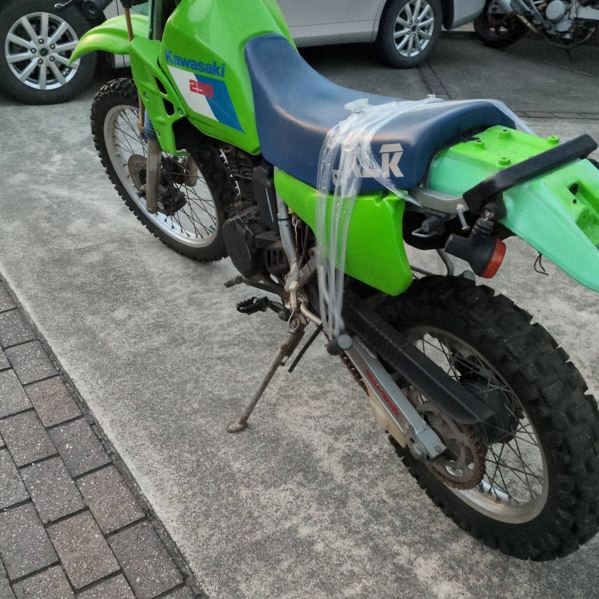 Yahoo!オークション - カワサキ KL250R 実走行18 700km 書類な...