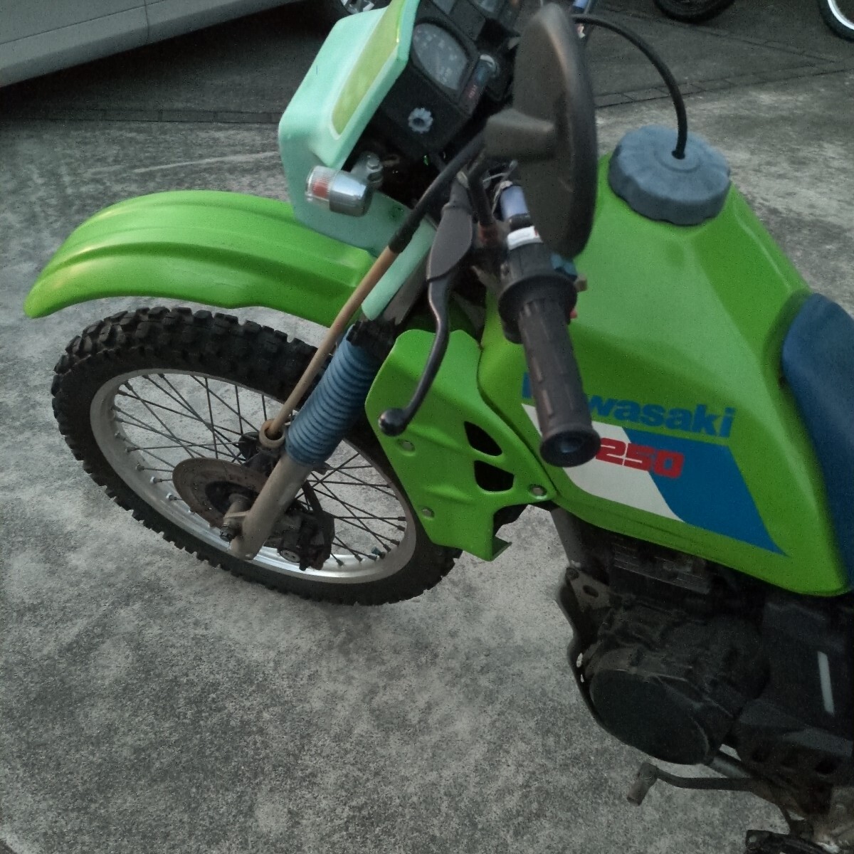 Yahoo!オークション - カワサキ KL250R 実走行18 700km 書類な...