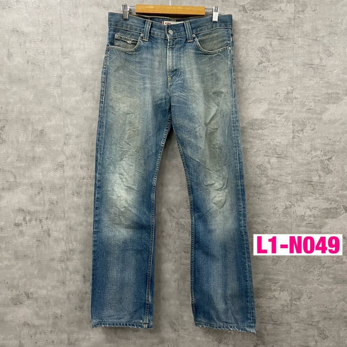 Yahoo!オークション - W31L34 506 Levi's リーバイス デニムジーンズパ...