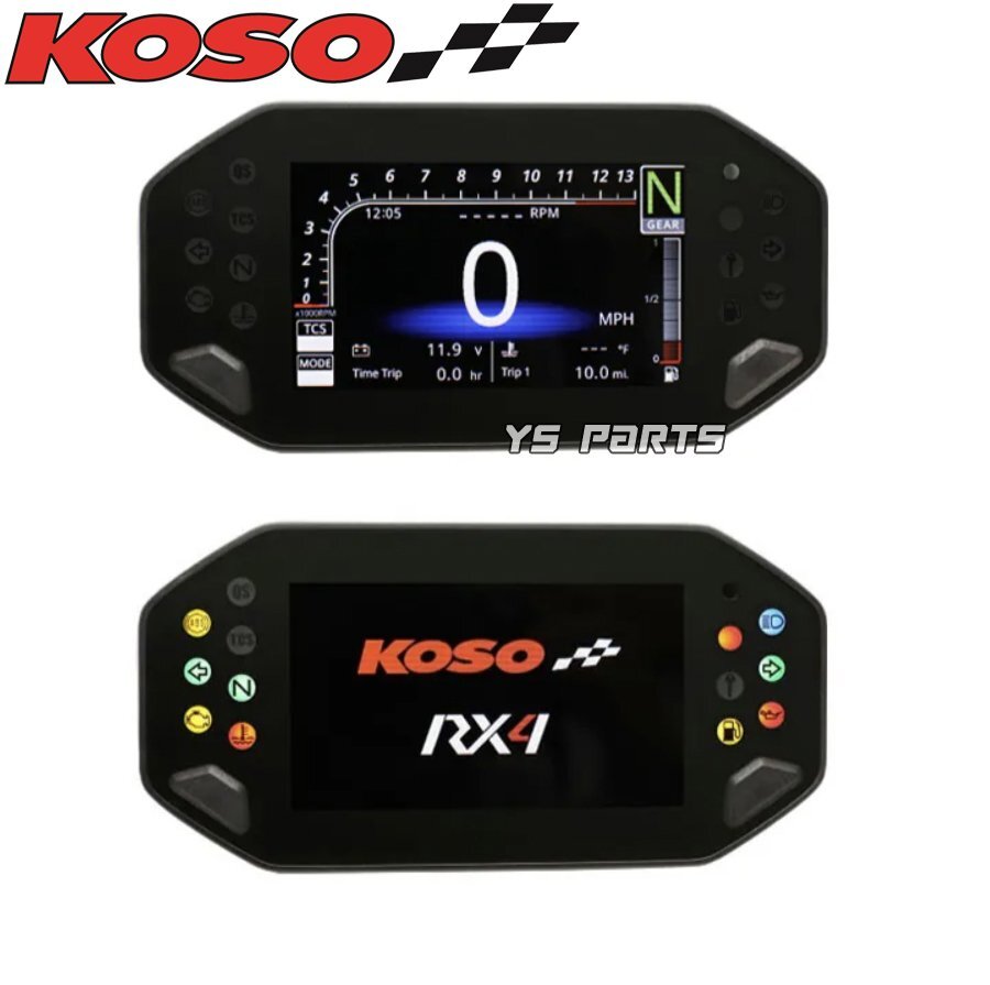Yahoo!オークション - 【超高性能】KOSO RX4 TFTマルチメーター シグナ...