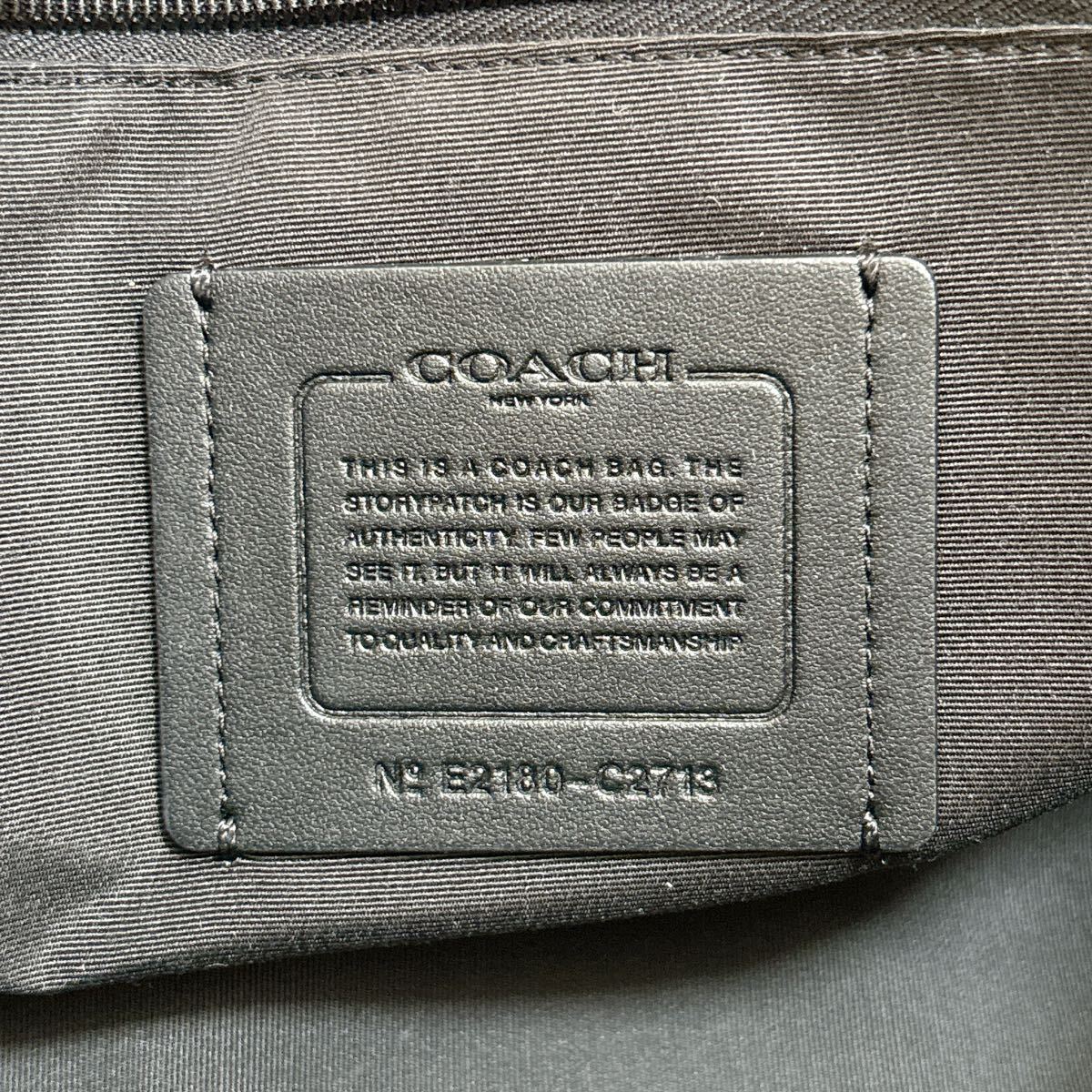 Yahoo!オークション - M114 極美品 現行 COACH コーチ C2713 トラック ...