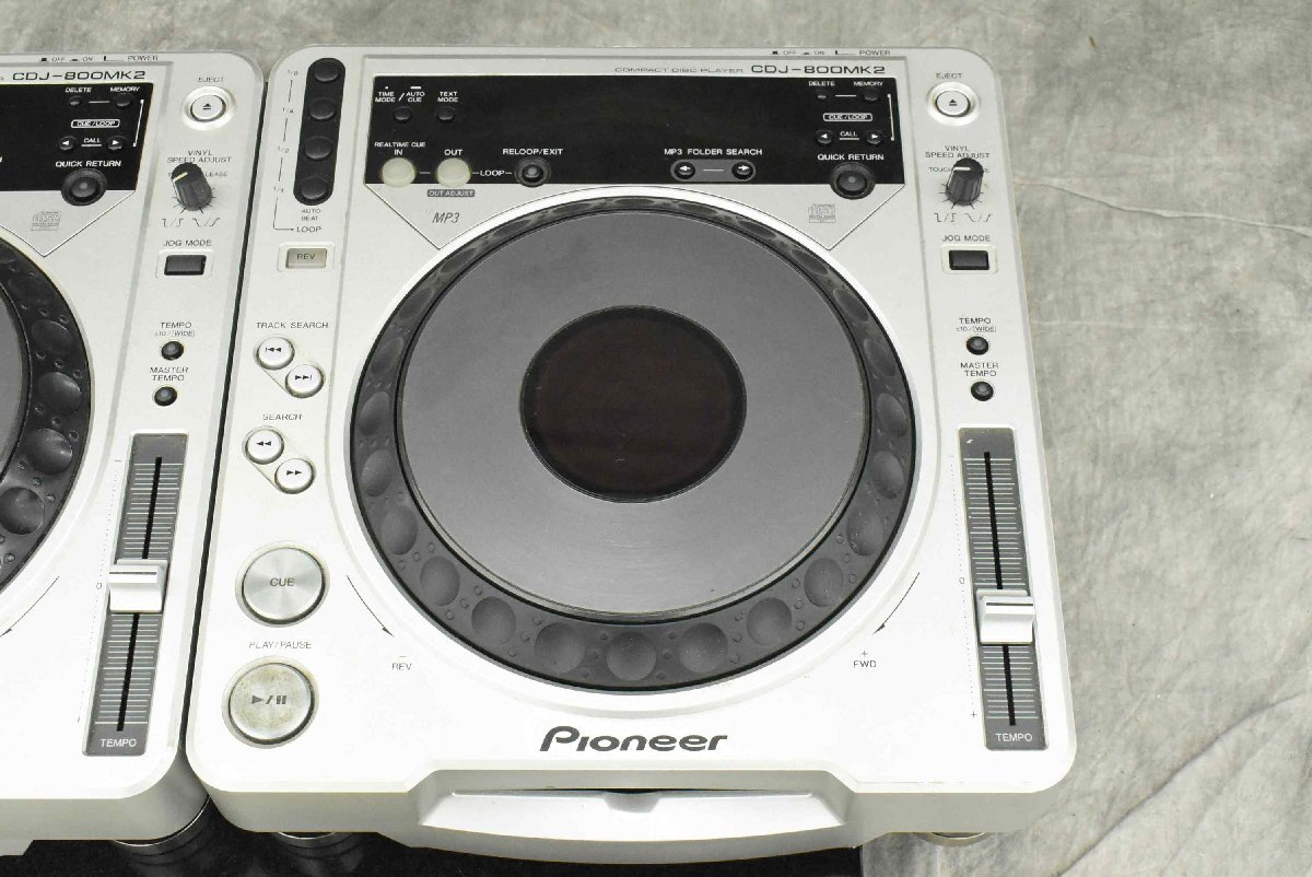 D PIONEER DJ CDJ-800MK2 DJ用CDプレーヤーペア パイオニア(CDJ)｜売買されたオークション情報、yahooの商品情報をアーカイブ公開 - オークファン（aucfan ...