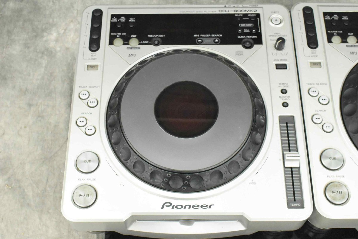 Yahoo!オークション - 【D】PIONEER DJ CDJ-800MK2 DJ用CDプレーヤーペ...