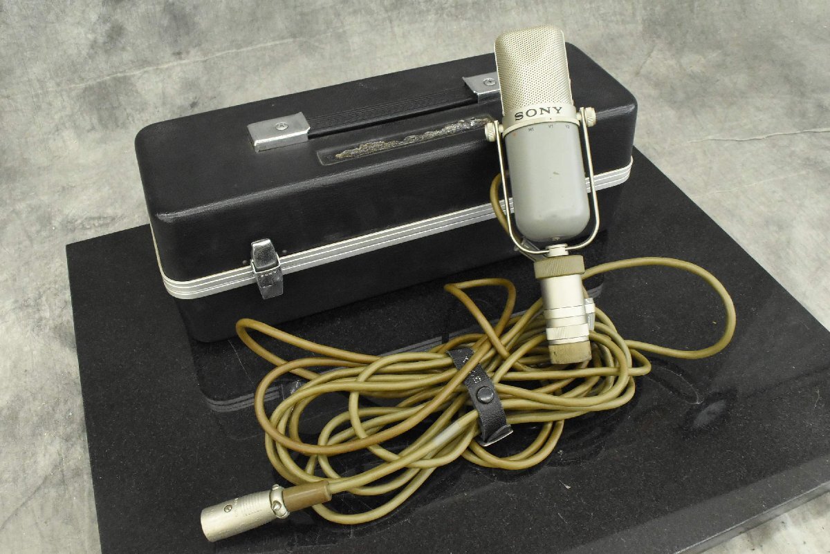 Yahoo!オークション - 【D】SONY C-37P コンデンサーマイク ソニー