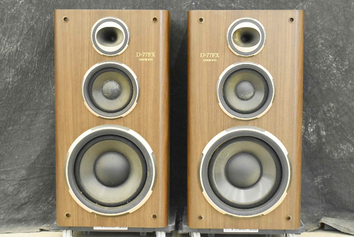 Yahoo!オークション - 【C】ONKYO D-77FX スピーカーペア オンキョー