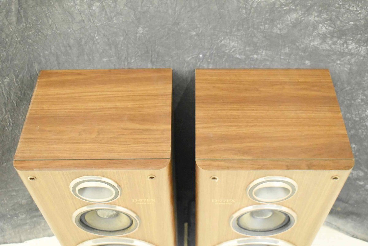 Yahoo!オークション - 【C】ONKYO D-77FX スピーカーペア オンキョー